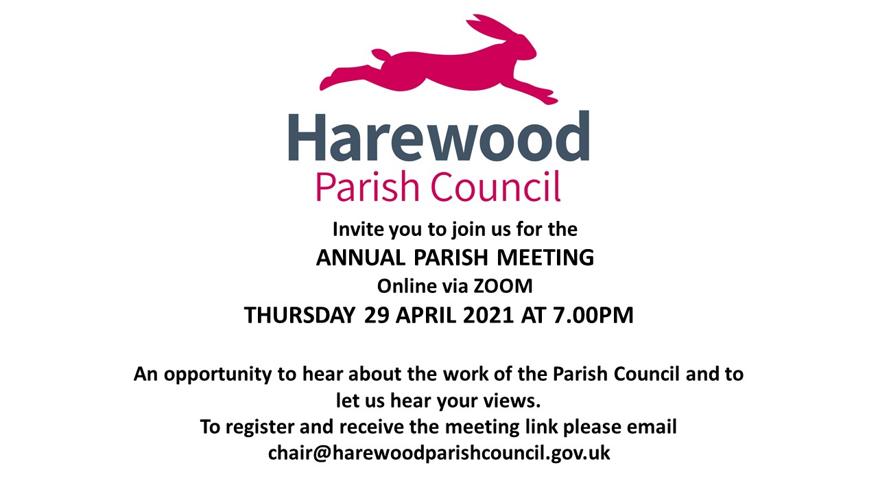 Annual Parish Meeting 2021 – Harewood Parish Council